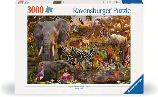 Jigsaw Puzzle African Animal World - 3000 Pieces Puzzle – shop ...