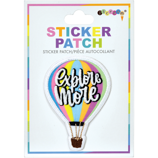 Hot Air Balloon Embroidered Sticker Patch Hot Air Balloon Embroidered ...