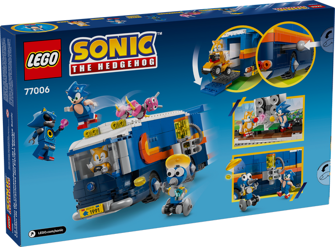 LEGO® Sonic the Hedgehog™ Team Sonic Command Truck Toy, Kids’ Gaming ...