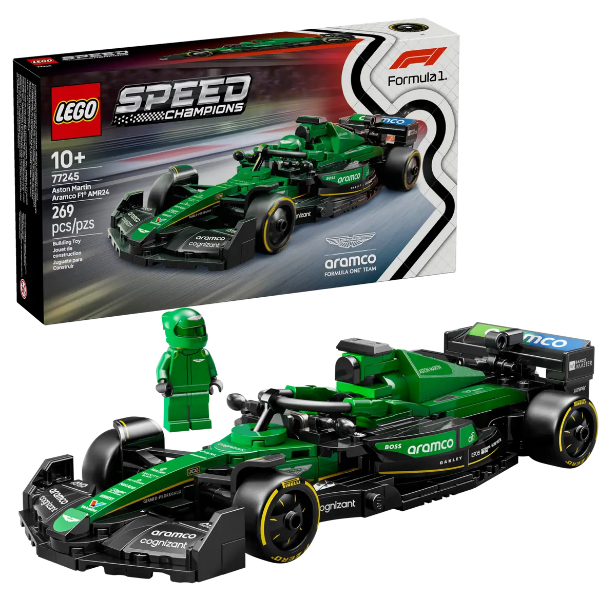 LEGO Speed Aston Martin Aramco F1® AMR24 Race Car – The General Store ...