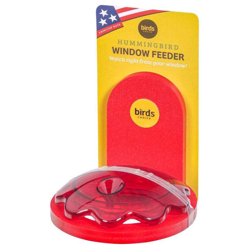 Birds Choice Hummingbird 3.5 oz Plastic Window Bird Feeder – The ...