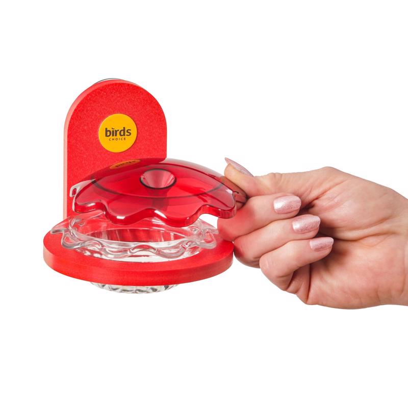 Birds Choice Hummingbird 3.5 oz Plastic Window Bird Feeder – The ...