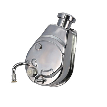 TSP GM Saginaw P Series Power Steering Pump with Angled Fitting - Chro ...