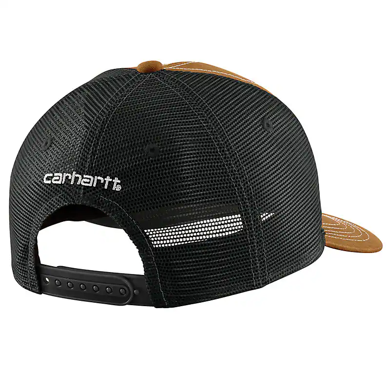 Carhartt Canvas Mesh-Back Workwear Patch Cap (Carhartt Brown) – The ...