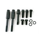 TSP Chevy Small Block Long Water Pump Power Steering Bracket - Black ...