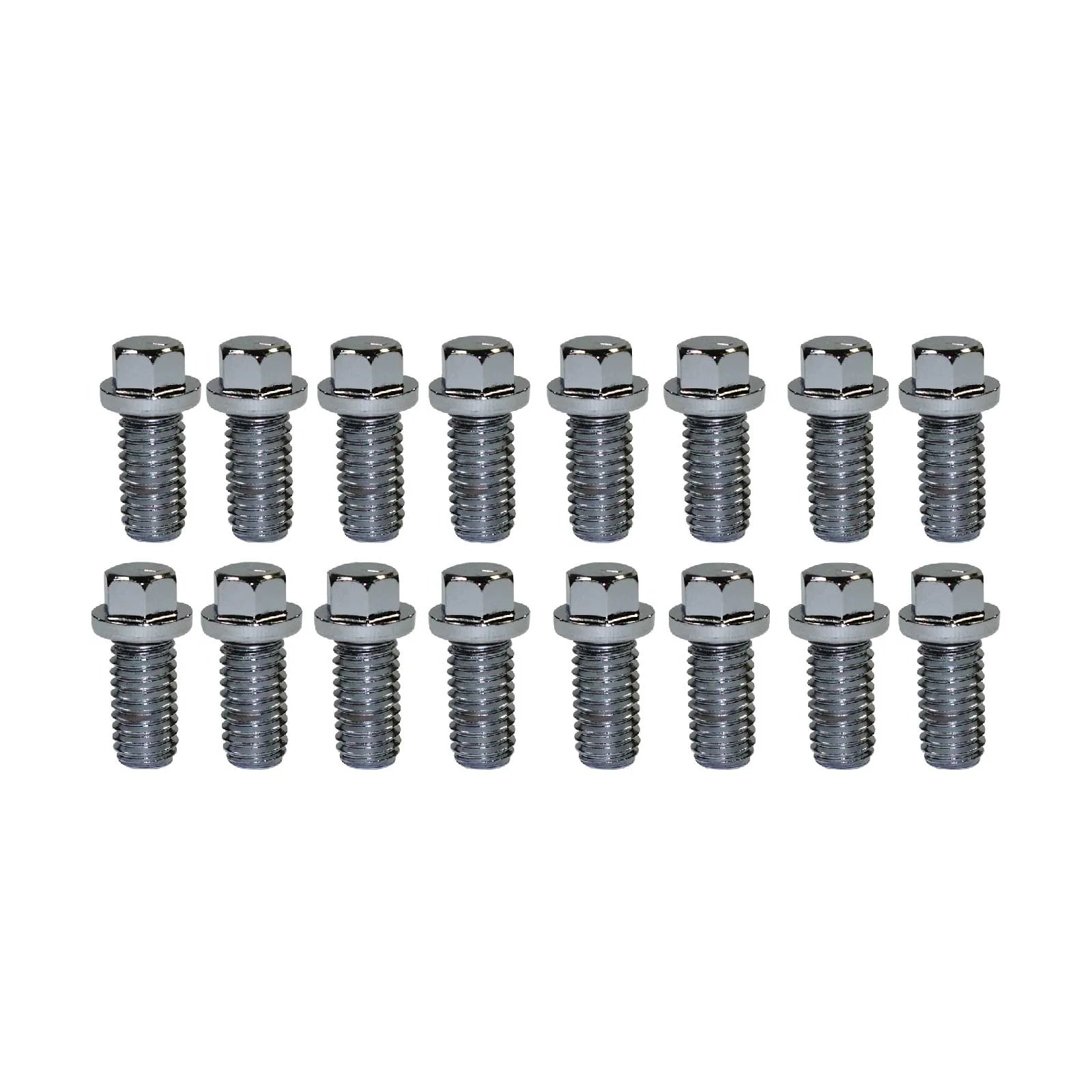 TSP Chevy Big Block & Ford V8 Chrome Steel 6-Point Head Exhaust Header ...