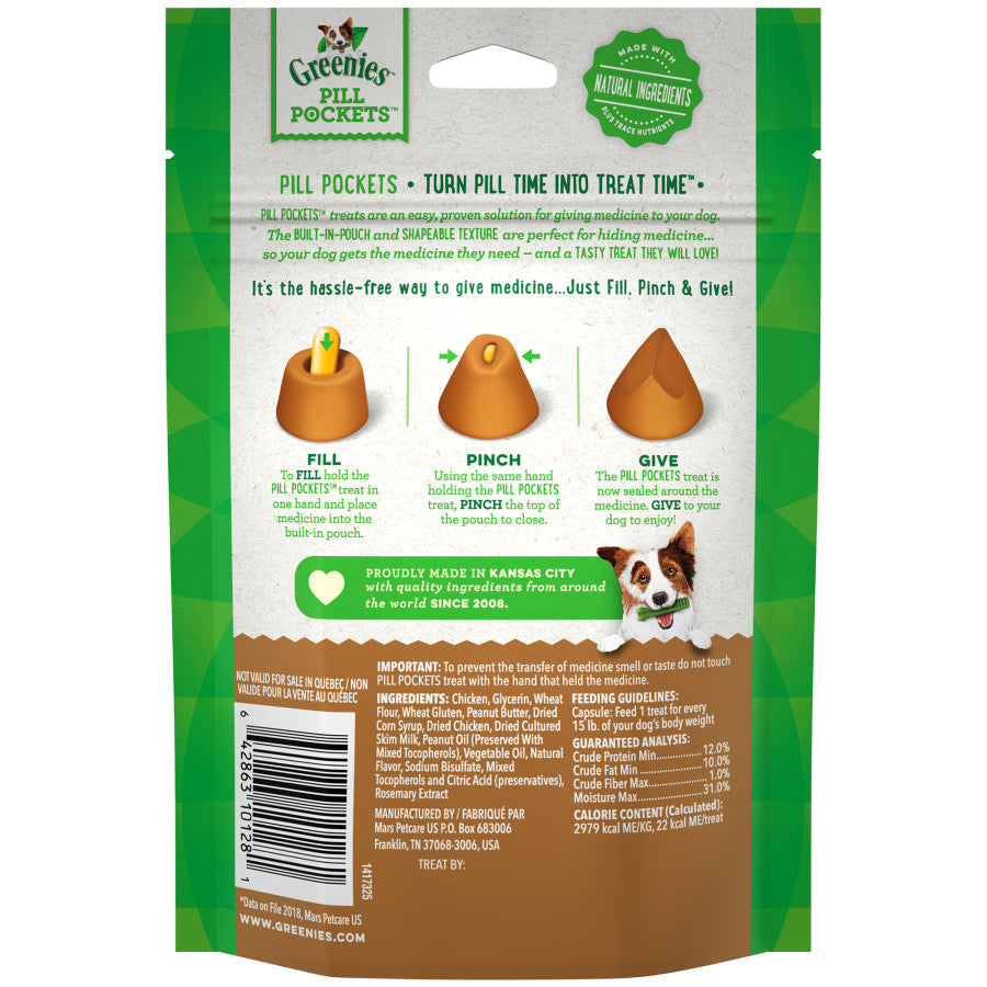 Greenies Peanut Butter Pill Pockets for Capsules – The General Store ...