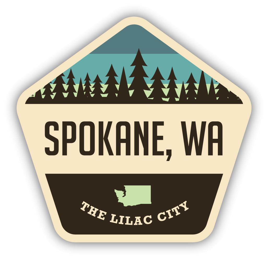 Spokane Trees Large Sticker – The General Store Spokane