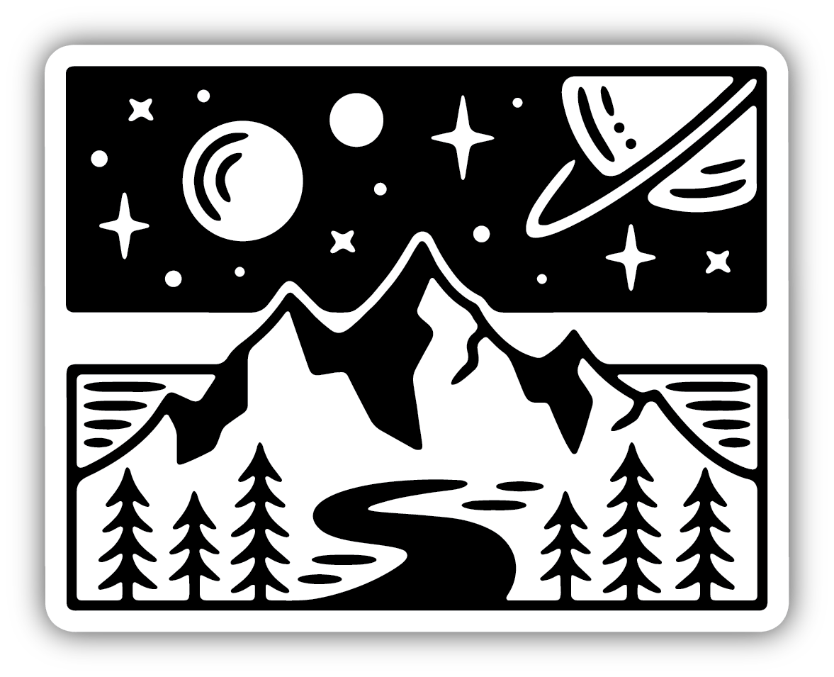 SPACE MOUNTAIN LARGE STICKER – shop.generalstorespokane